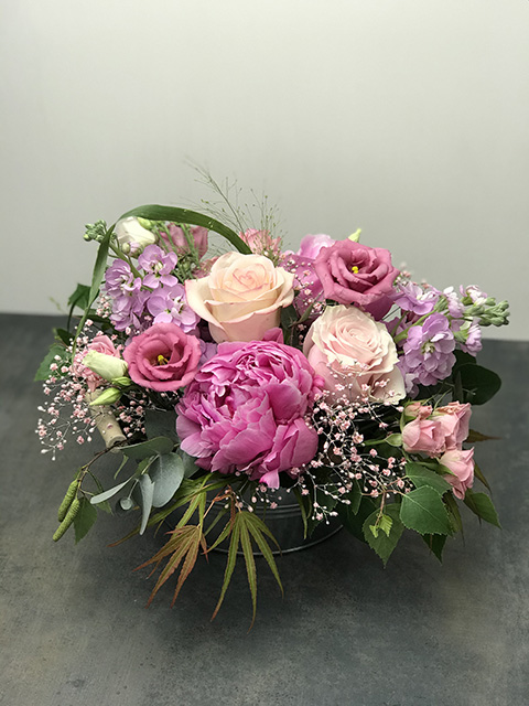 Panier fleuri opéra - Bemaflor